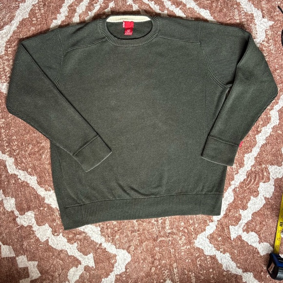 Levi's | Sweaters | Levis Mens Olive Crewneck Sweater | Poshmark